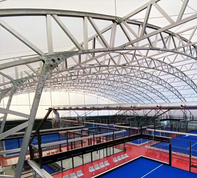 Cubiertas para naves y pabellones modulares Okatent - Okatent